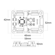 4-Channel Encoder Motor Driver with Onboard Voltage Regulation Circuit ...