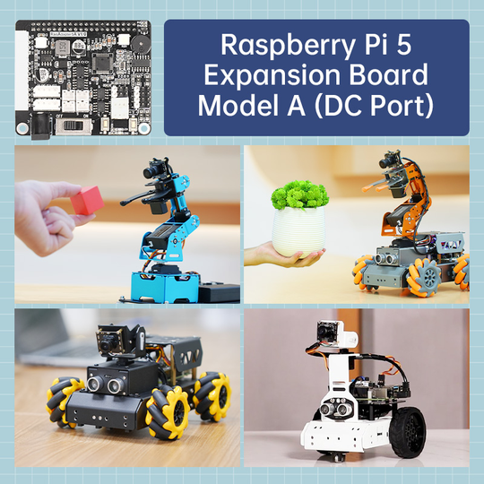 Raspberry Pi 5 Expansion Board, Servo Motor Driver, ROS Robot Manipula ...