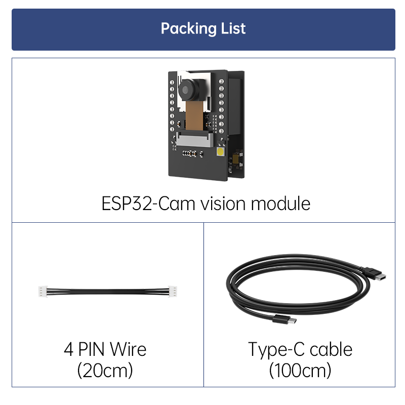 ESP32 Visual Recognition Module WiFi Real-time Image Transmission IIC/ – Hiwonder
