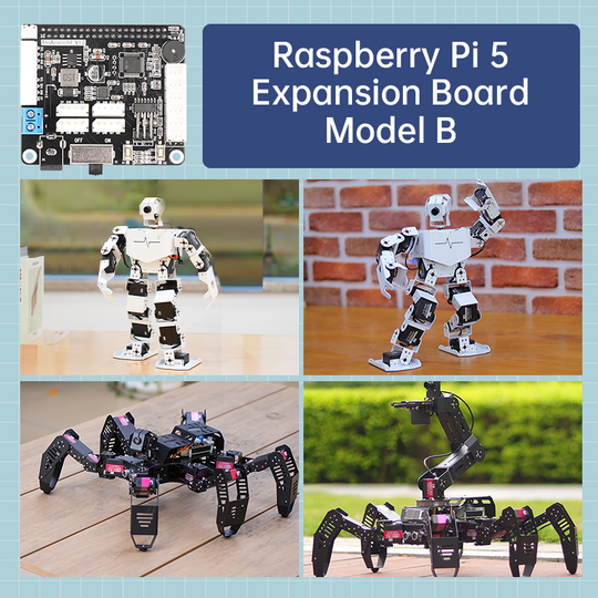 Raspberry Pi 5 Expansion Board, Servo Motor Driver, ROS Robot Manipula – Hiwonder